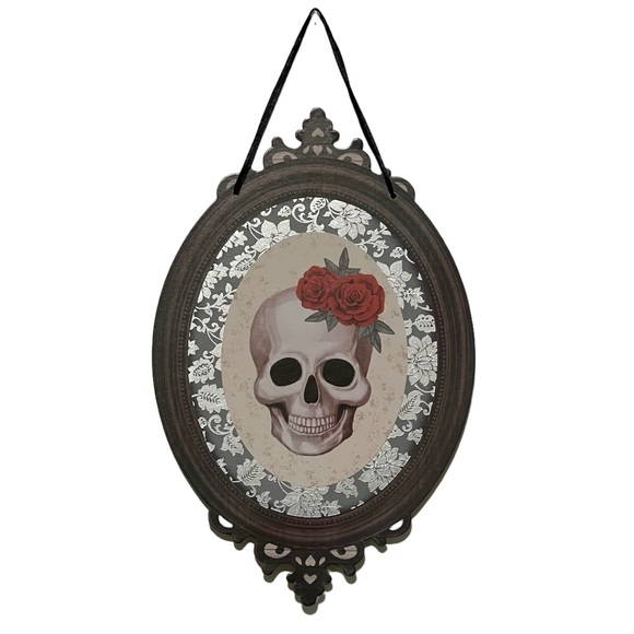 Art | Nu Gothic Victorian Skeleton Wall Plaque Halloween Home Decor ...